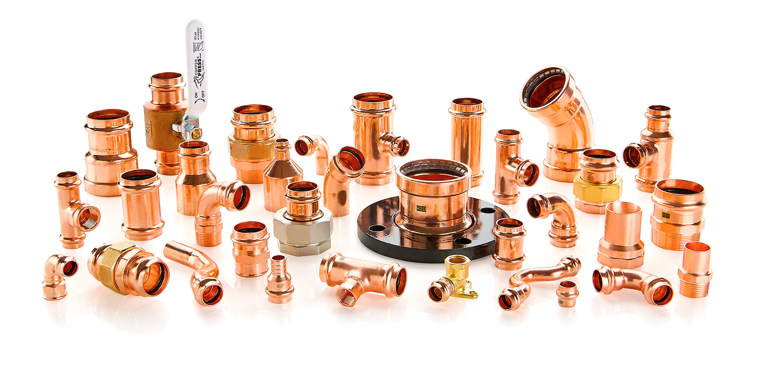 MeritPress™ Unbanded Copper Press Fittings & Valves